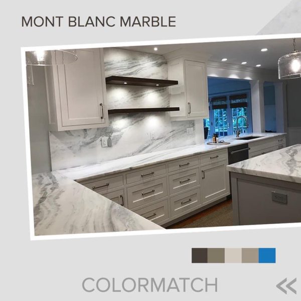 Granite countertops - Granite Depot Columbia - Mont Blanc Marble