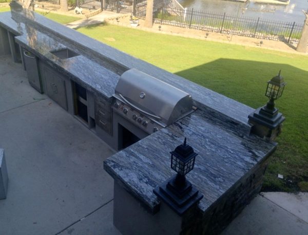 Granite Depot of Columbia - Blue Flower Granite